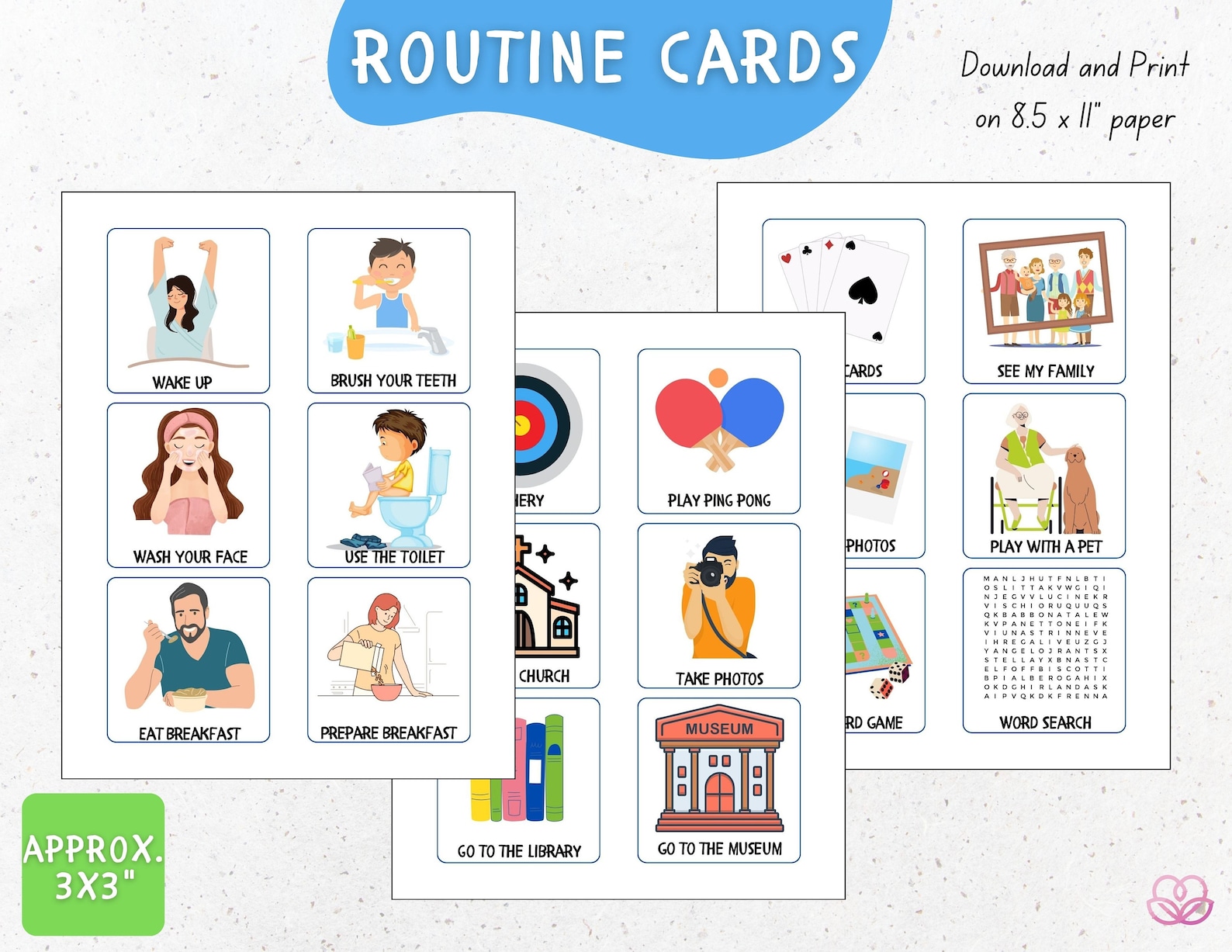 Dementia Routine Cards Routine Chart Board for Elderly - Etsy