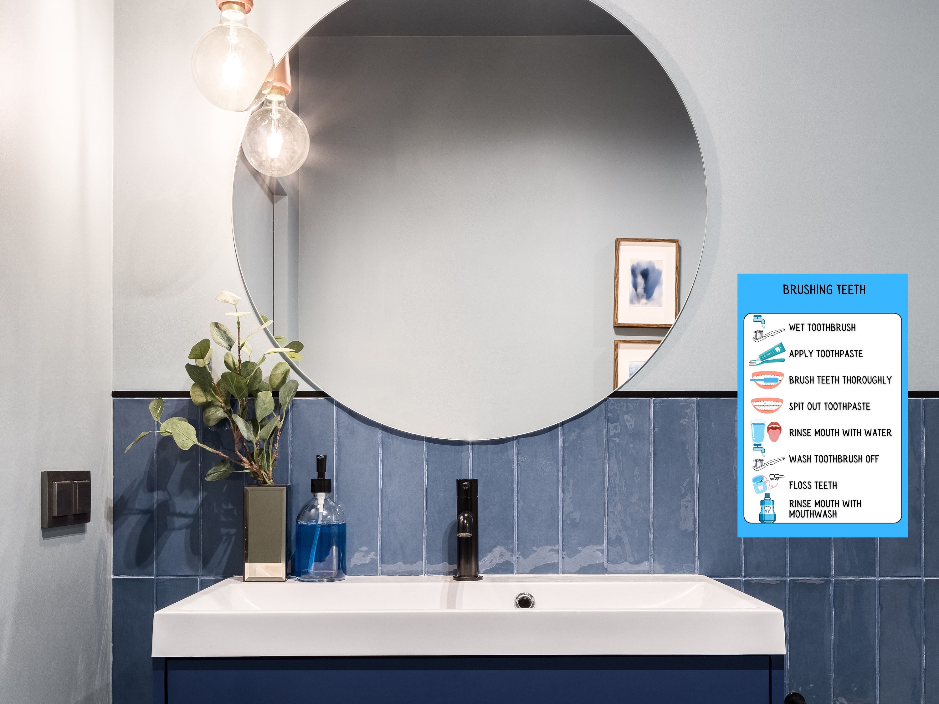 Dementia Bathroom Routine Charts: Alzheimers Care Cards (printable) - Etsy