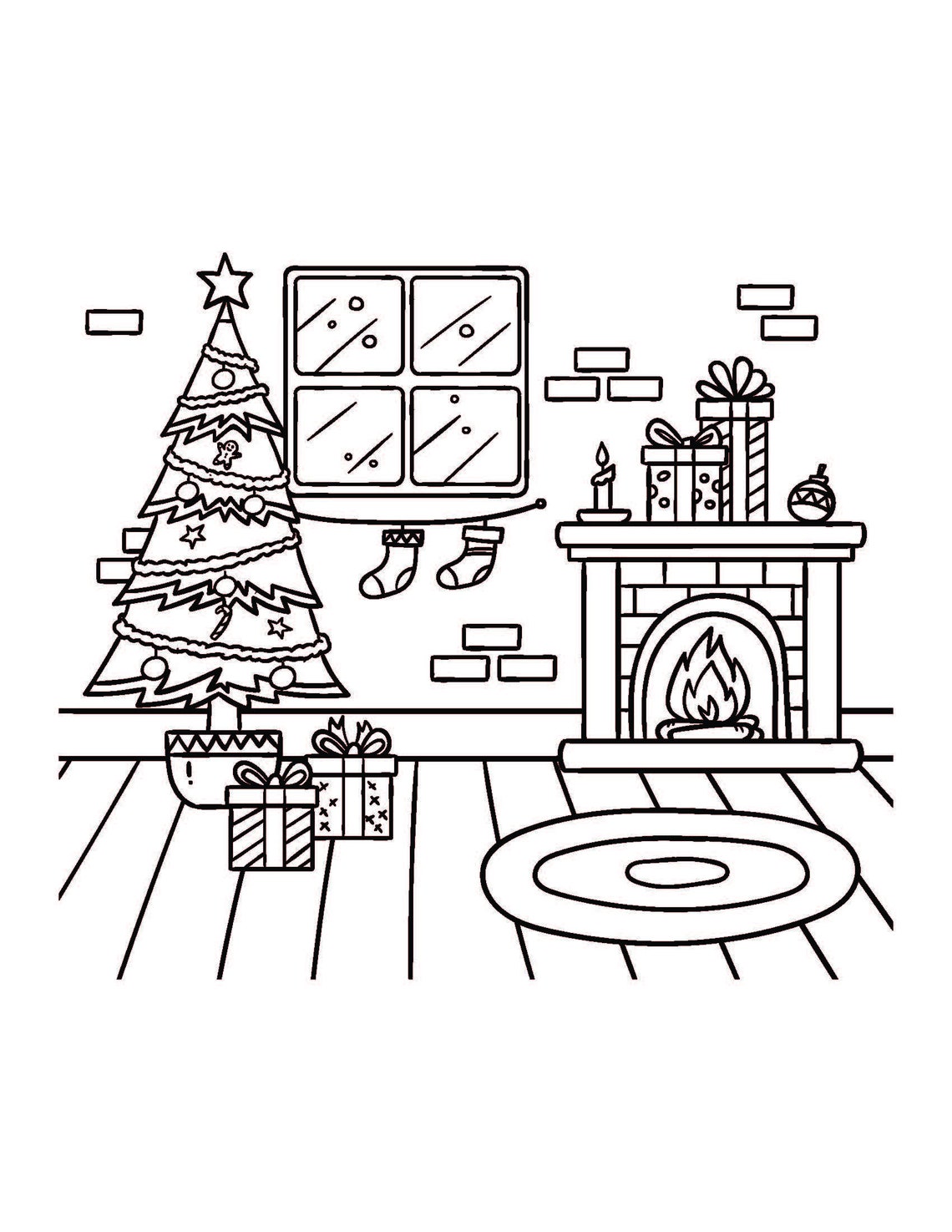 150 Kids Printable Christmas Coloring Pages - Etsy