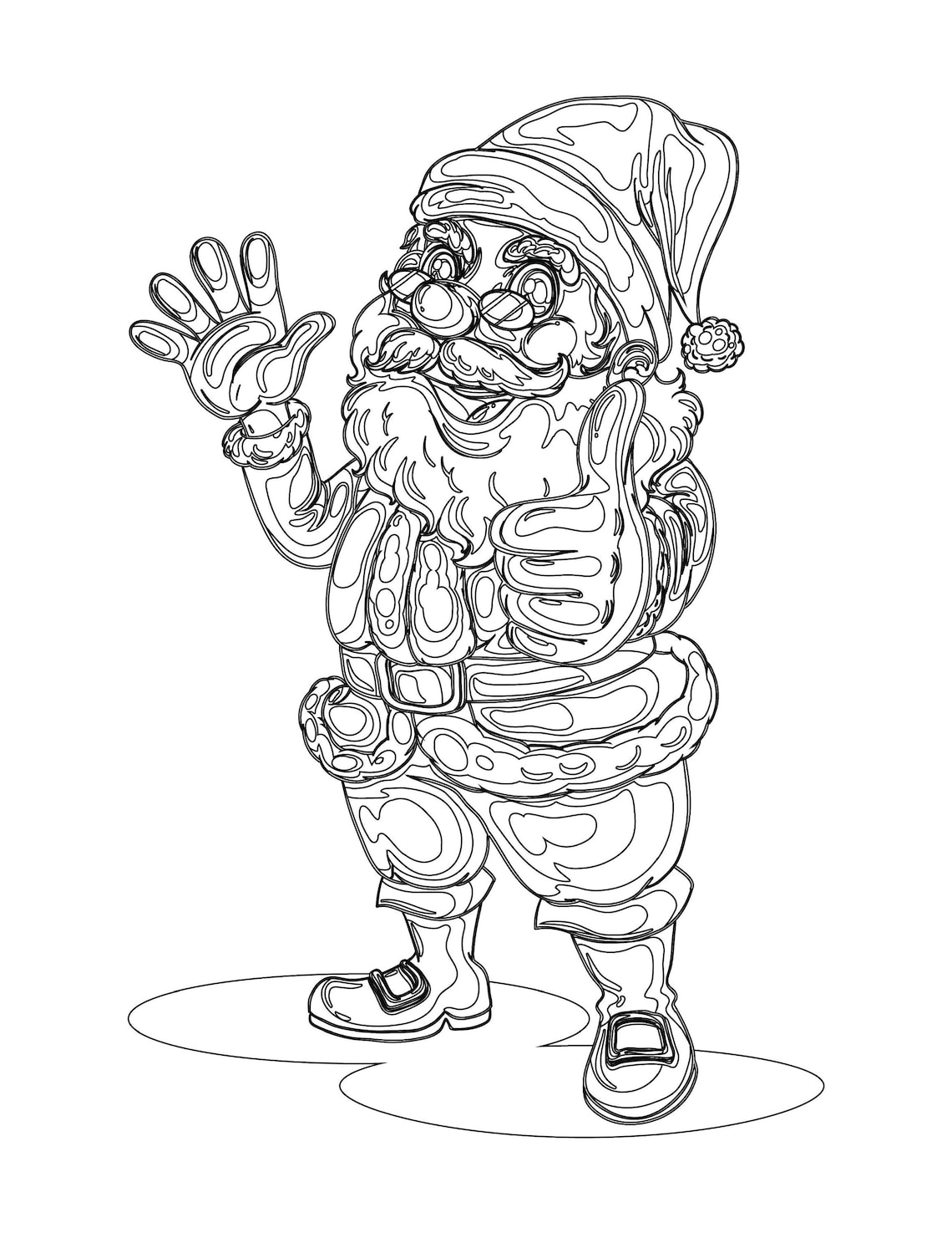 70 Adult Printable Christmas Coloring Pages - Etsy