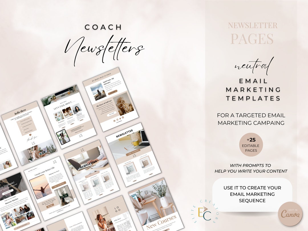 Neutral Email Marketing Email Marketing Campaign | Editable Newsletter ...