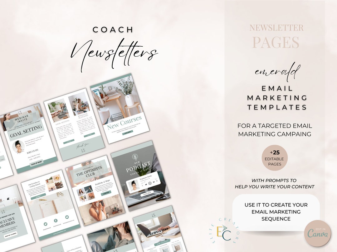 Emerald Email Newsletter|email Marketing Campaign|editable Newsletter ...