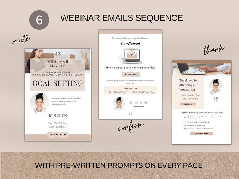 Neutral Email Marketing Email Marketing Campaign Editable - Etsy