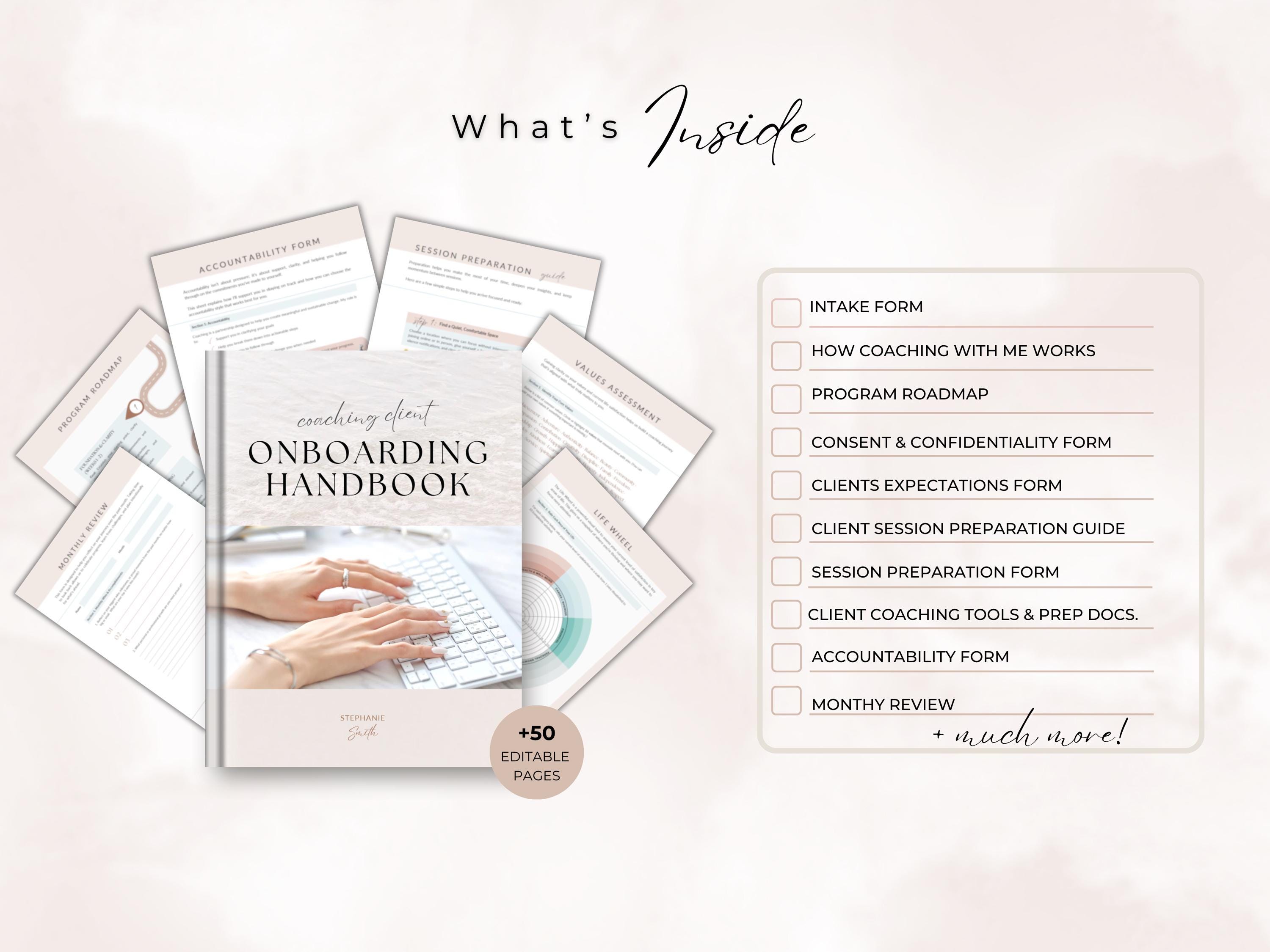Coaching Client Onboarding Kit | Coaching Resources | Client Welcome ...