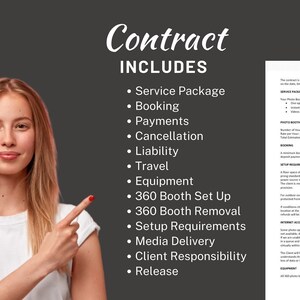 360 Photo Booth Contract, 360 Booth Contract, 360 Video Booth Contract ...
