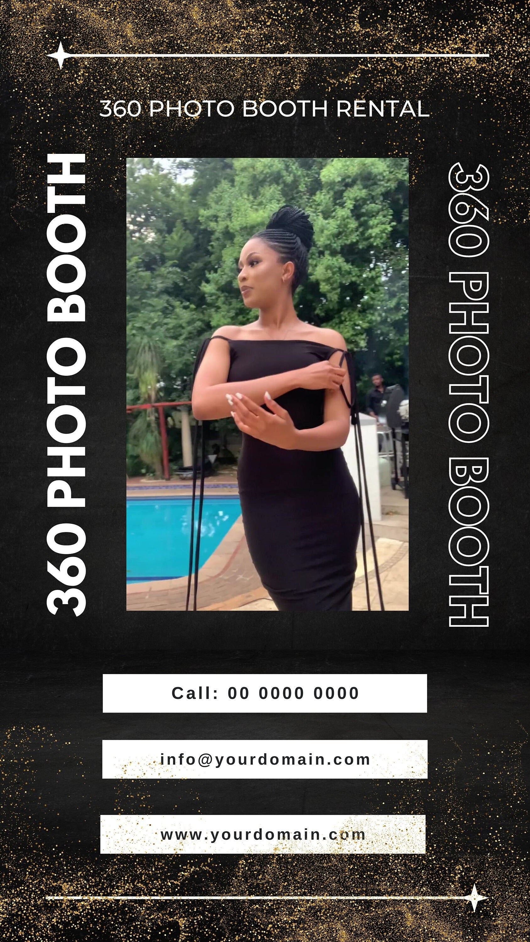 360 Photo Booth Flyer, 360 Photo Booth, Motion Flyer, Animated 360 ...
