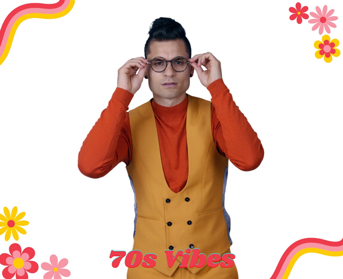 70s Theme Party Overlay Birthday Overlay 360 Photo Booth - Etsy