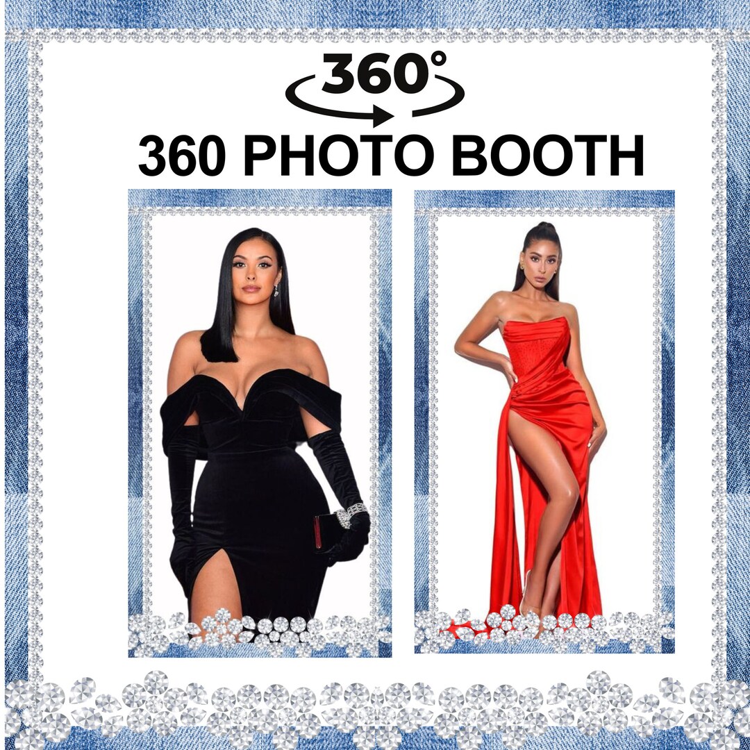 Diamonds and Denim 360 Photo Booth Overlay, 360 Photobooth Overlay ...