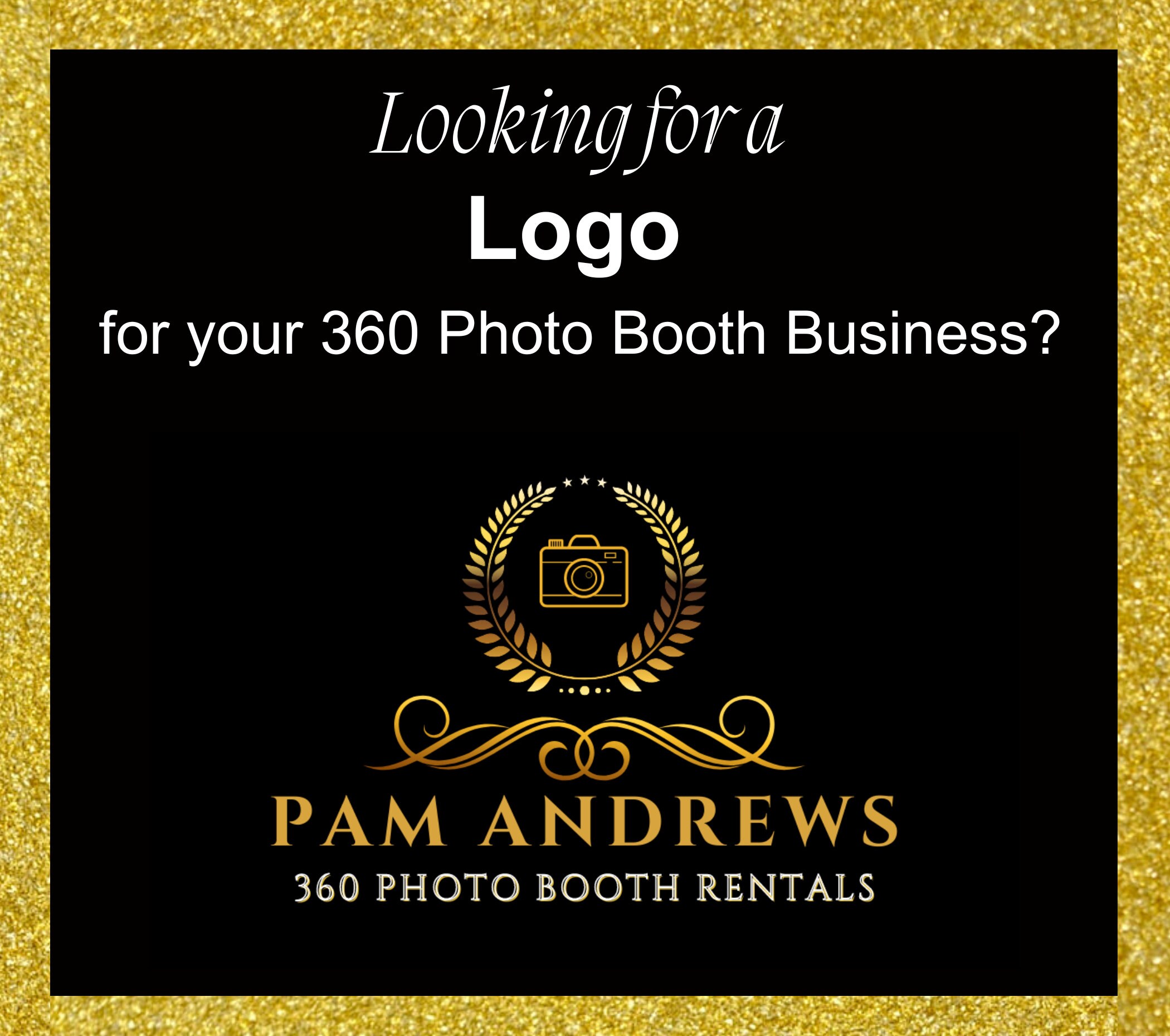 360 Photo Booth Logo, 360 Photobooth Logo, 360 Booth Rental Logo, 360 ...