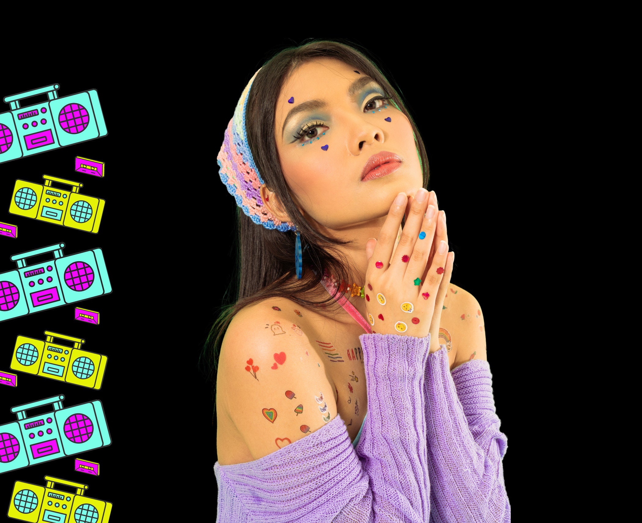 90s Theme Party Overlay Birthday Overlay 360 Photo Booth - Etsy