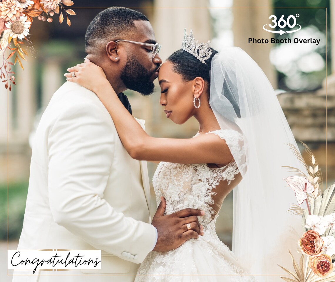 Wedding 360 Photo Booth Overlay: Canva Template (digital Download) - Etsy