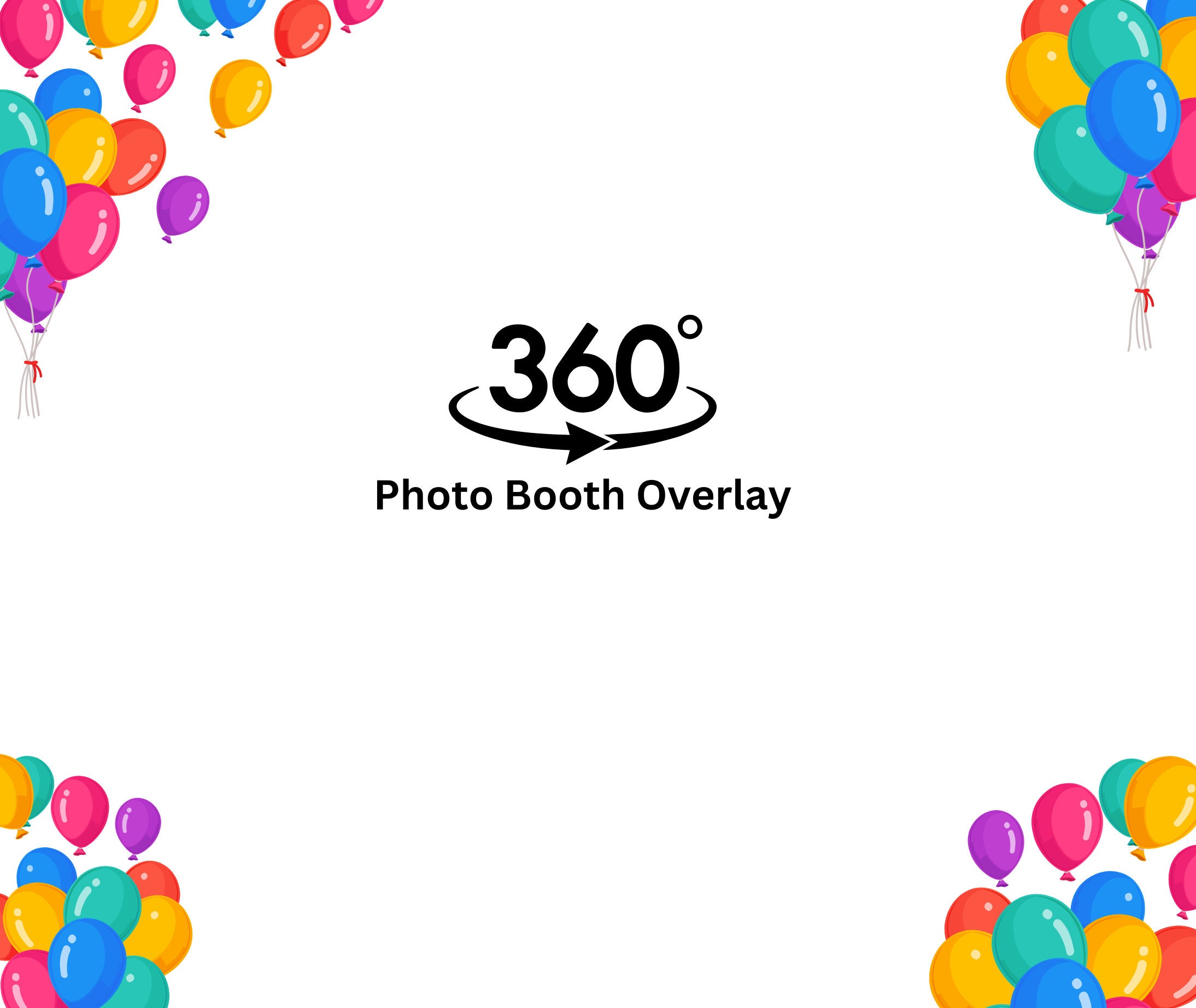 Kids Birthday Birthday 360 Video Booth Overlay Touchpix Overlay Bday ...