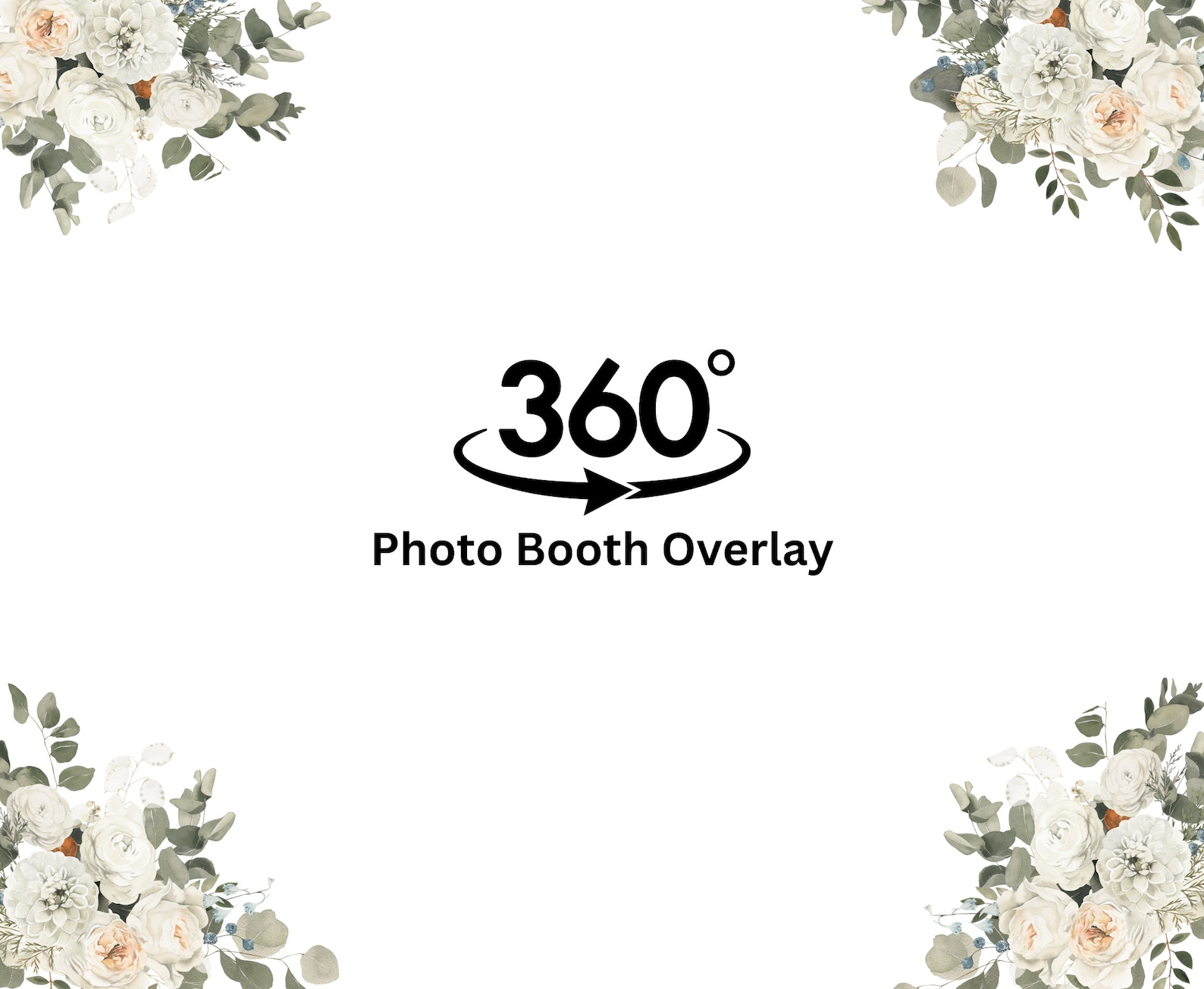 Wedding 360 Photobooth Overlay Videobooth Template Spin Photo - Etsy
