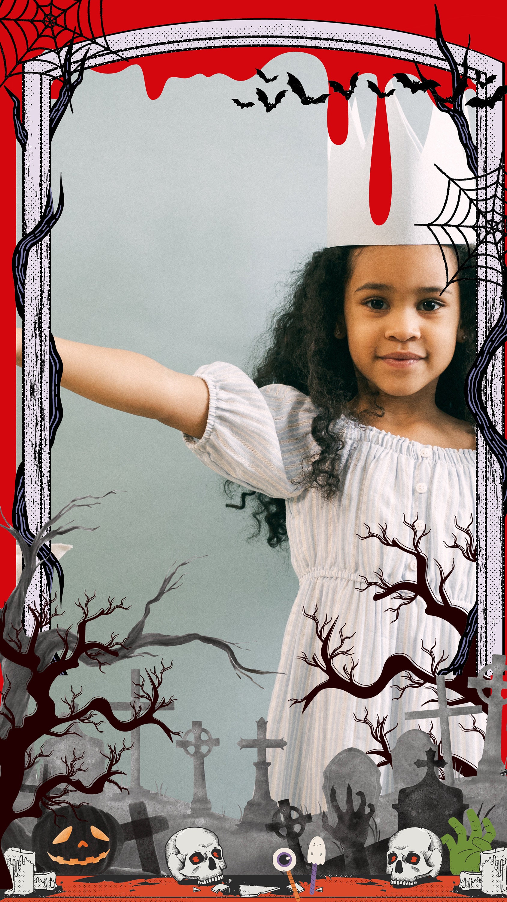 Scary Halloween 360 Photo Booth Overlay, Spooky 360 Overlay, 360 ...