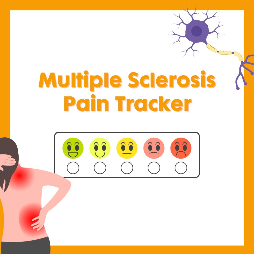 Multiple Sclerosis Pain Tracker Log Book Chronic Pain Tracker, Daily ...