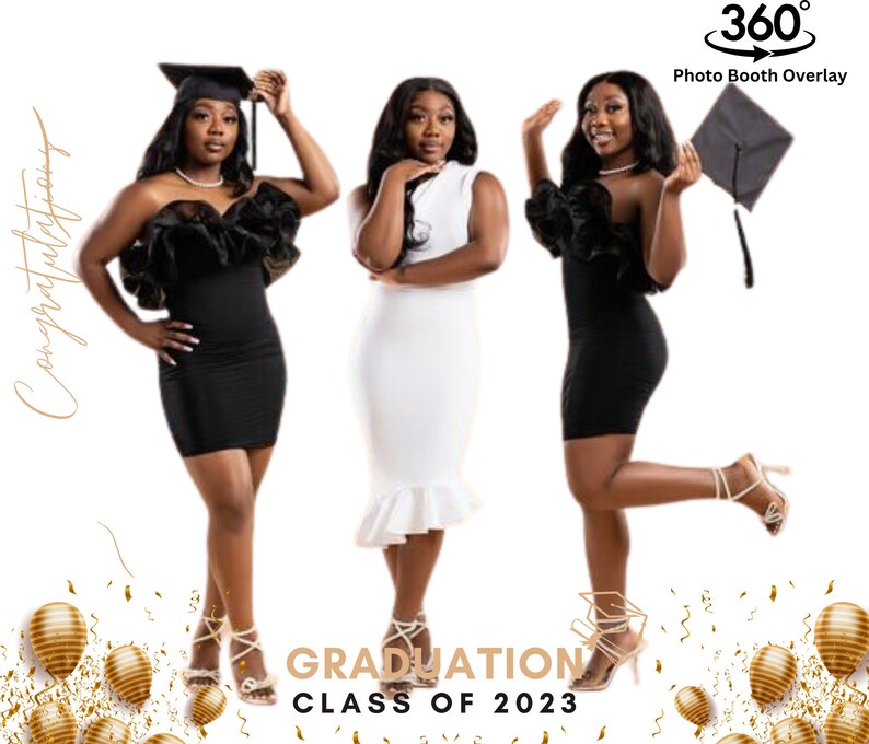 Graduation 360 Overlay, 360 Photo Booth Overlay, 360 Booth Overlay, 360 ...