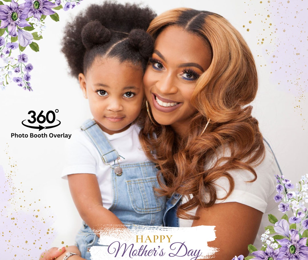 Mothers Day 360 Photo Booth Overlay Template, 360 Photobooth Overlay ...
