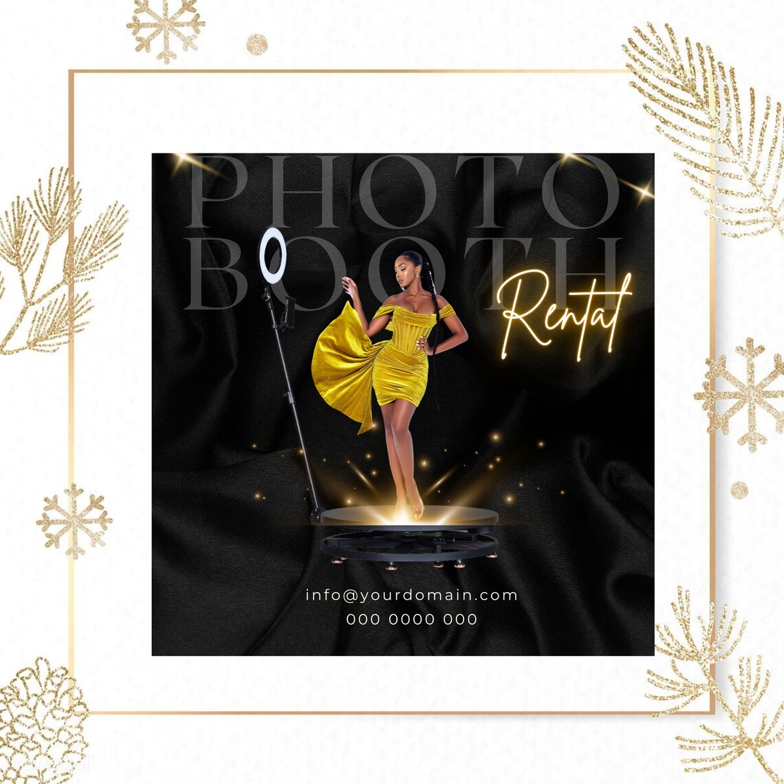 360 Photo Booth Flyer, 360 Photobooth Flyer, 360 Flyer Template, 360 ...
