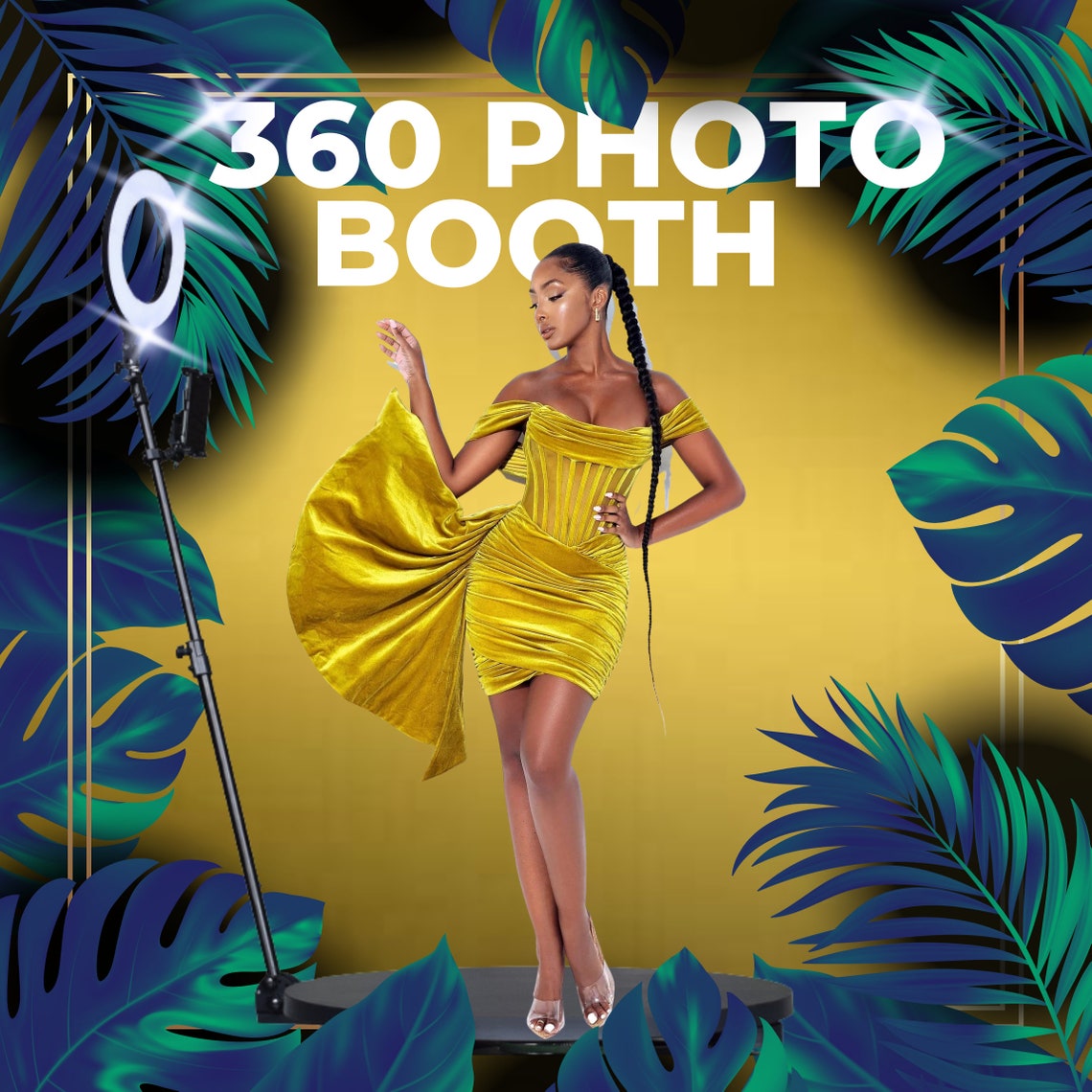 360 Photo Booth Flyer, 360 Photobooth Flyer, 360 Video Booth Flyer, 360 ...