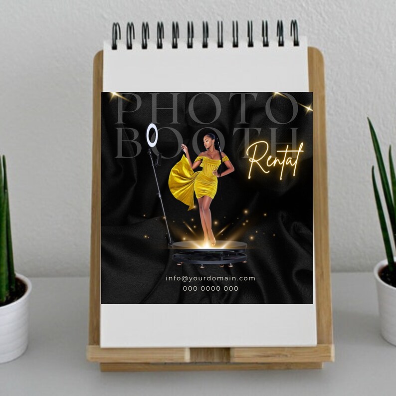 360 Photo Booth Flyer, 360 Photobooth Flyer, 360 Flyer Template, 360 ...
