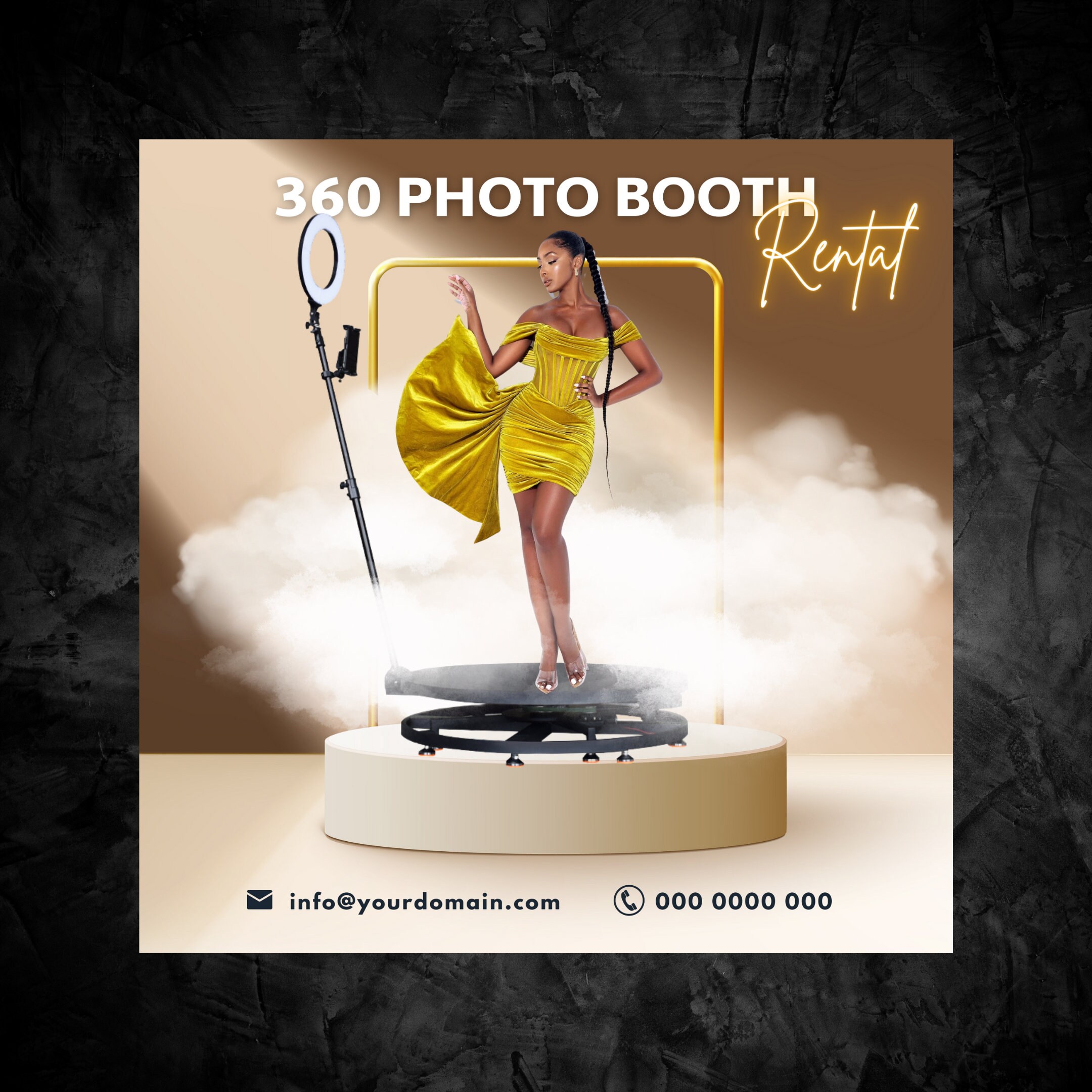 360 Photo Booth Flyer, 360 Booth Rental, 360 Video Booth, 360 ...