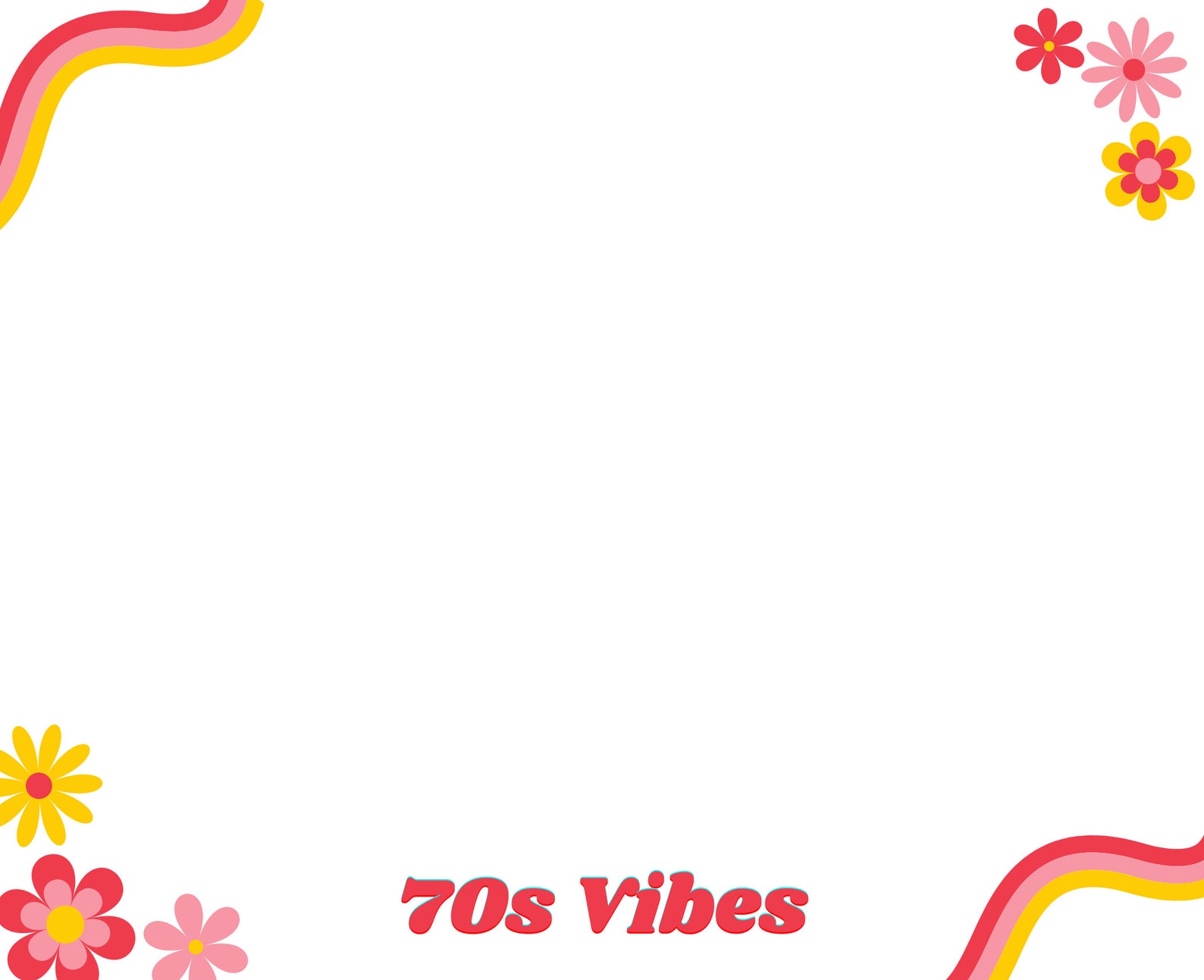 70s Theme Party Overlay, Birthday Overlay, 360 Photo Booth Overlay, 360 ...