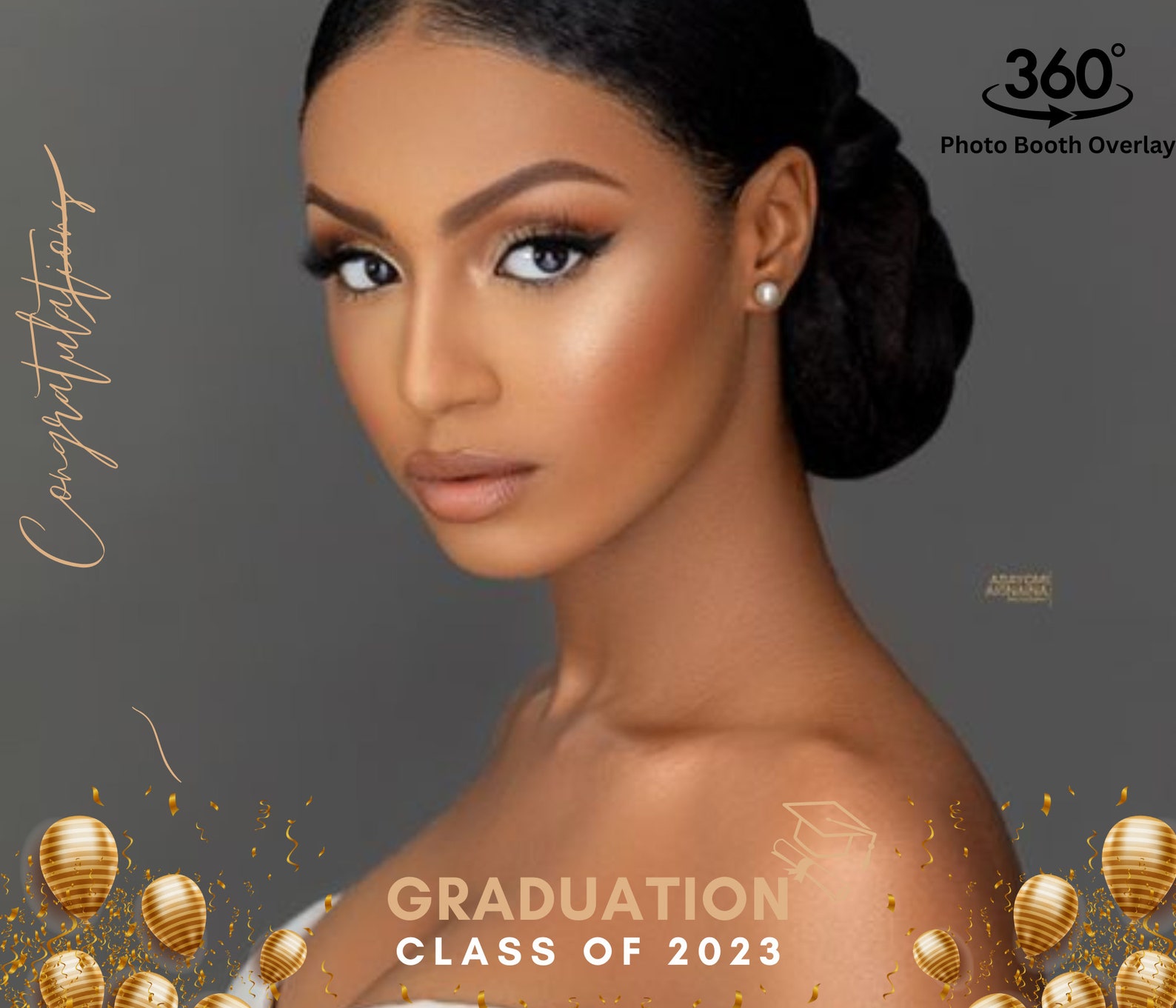 Graduation 360 Overlay, 360 Photo Booth Overlay, 360 Booth Overlay, 360 ...