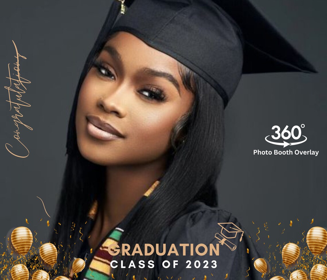 Graduation 360 Overlay, 360 Photo Booth Overlay, 360 Booth Overlay, 360 ...