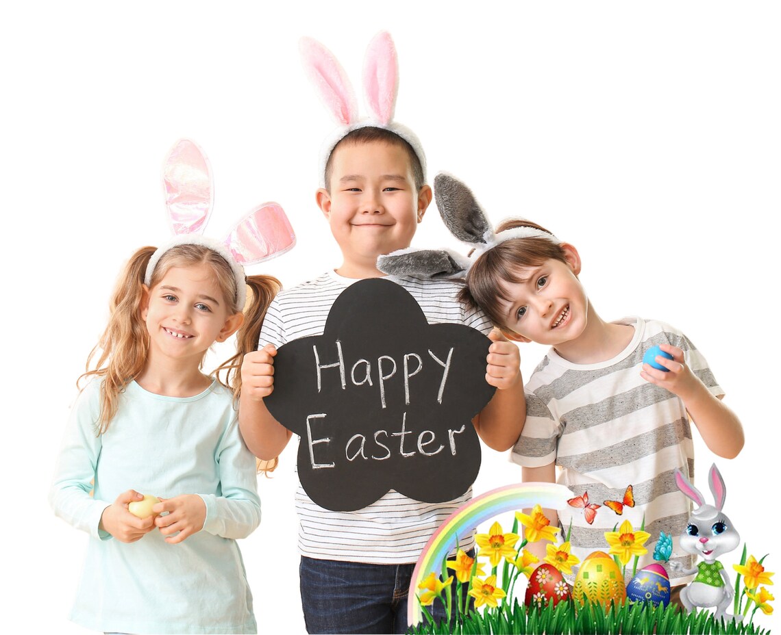 Easter Overlay 360 Photo Booth Overlay 360 Spin Video - Etsy
