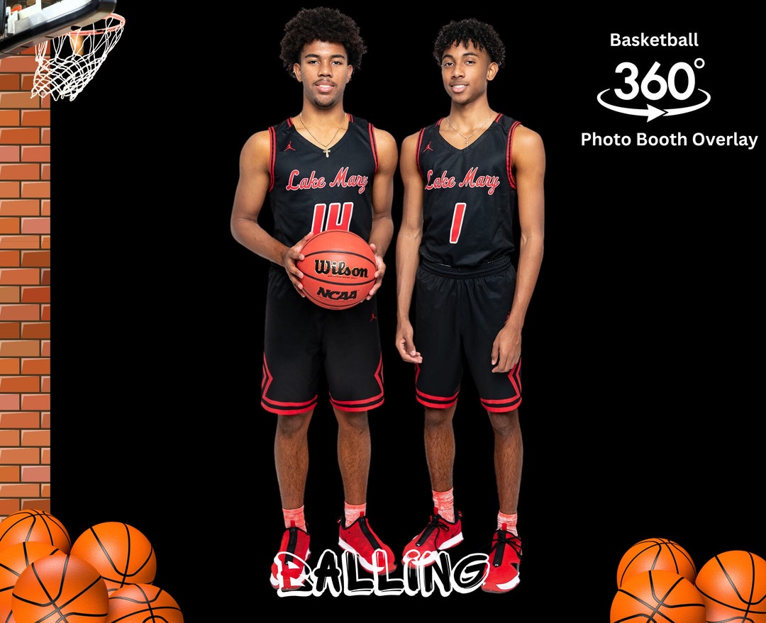 Basketball Theme Party 360 Photo Booth Birthday 360 Video Booth Overlay ...