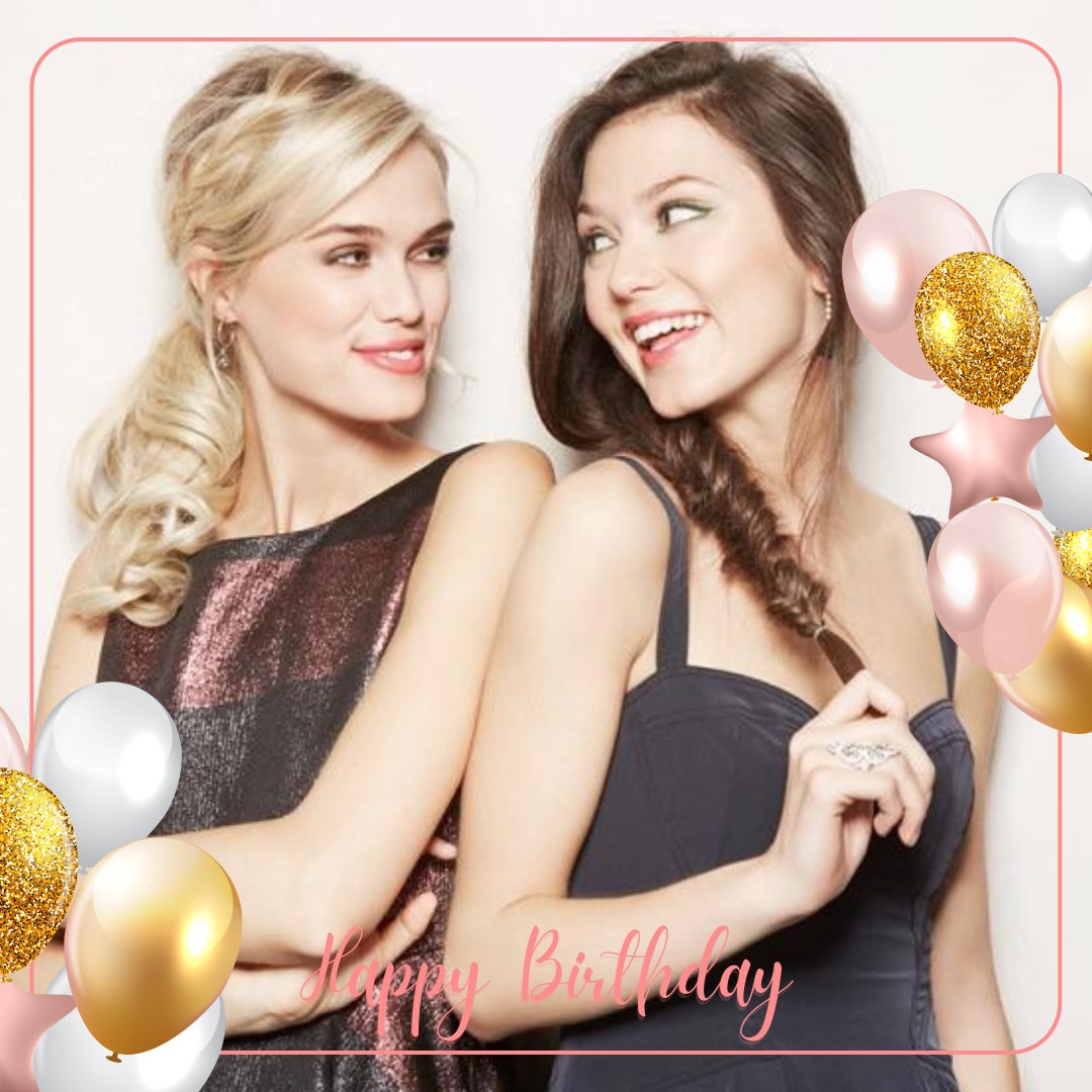 Birthday 360 Video Booth Overlay Touchpix Overlay Bday Photo Booth ...