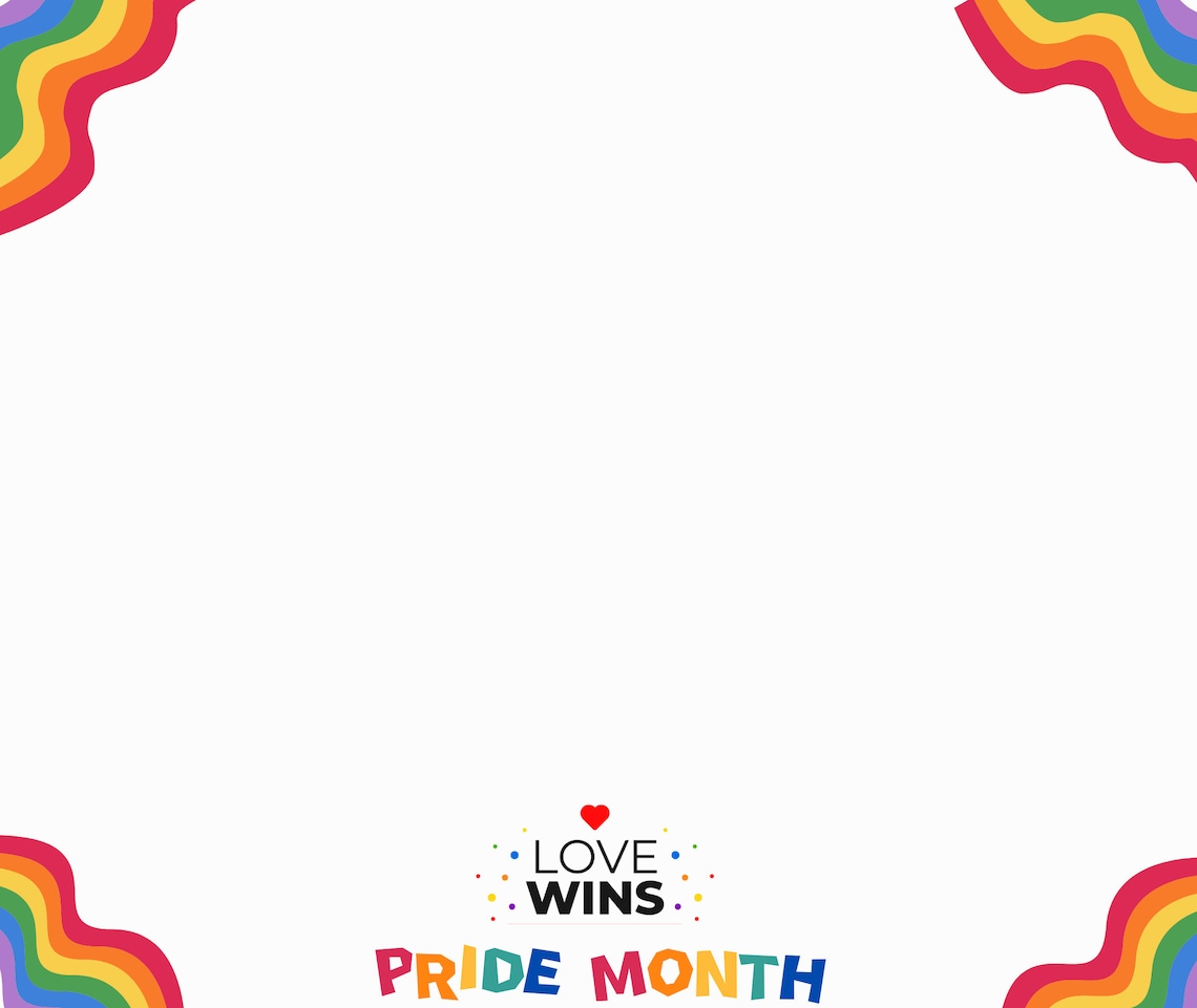 Pride Month Overlay, Pride 360 Photo Booth Overlay, 360 Photobooth ...