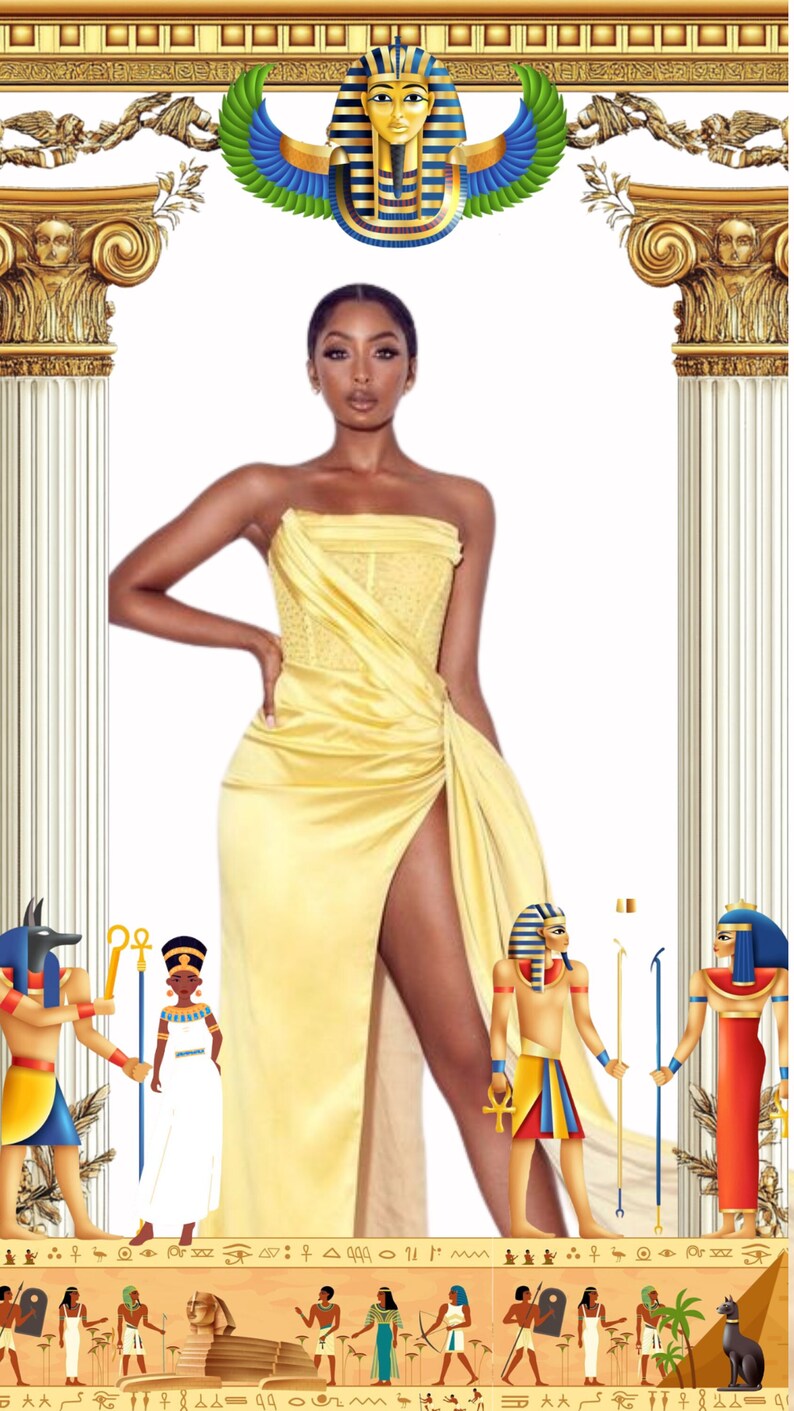 Egyptian 360 Photo Booth Overlay: Customizable Egyptian Theme Party ...