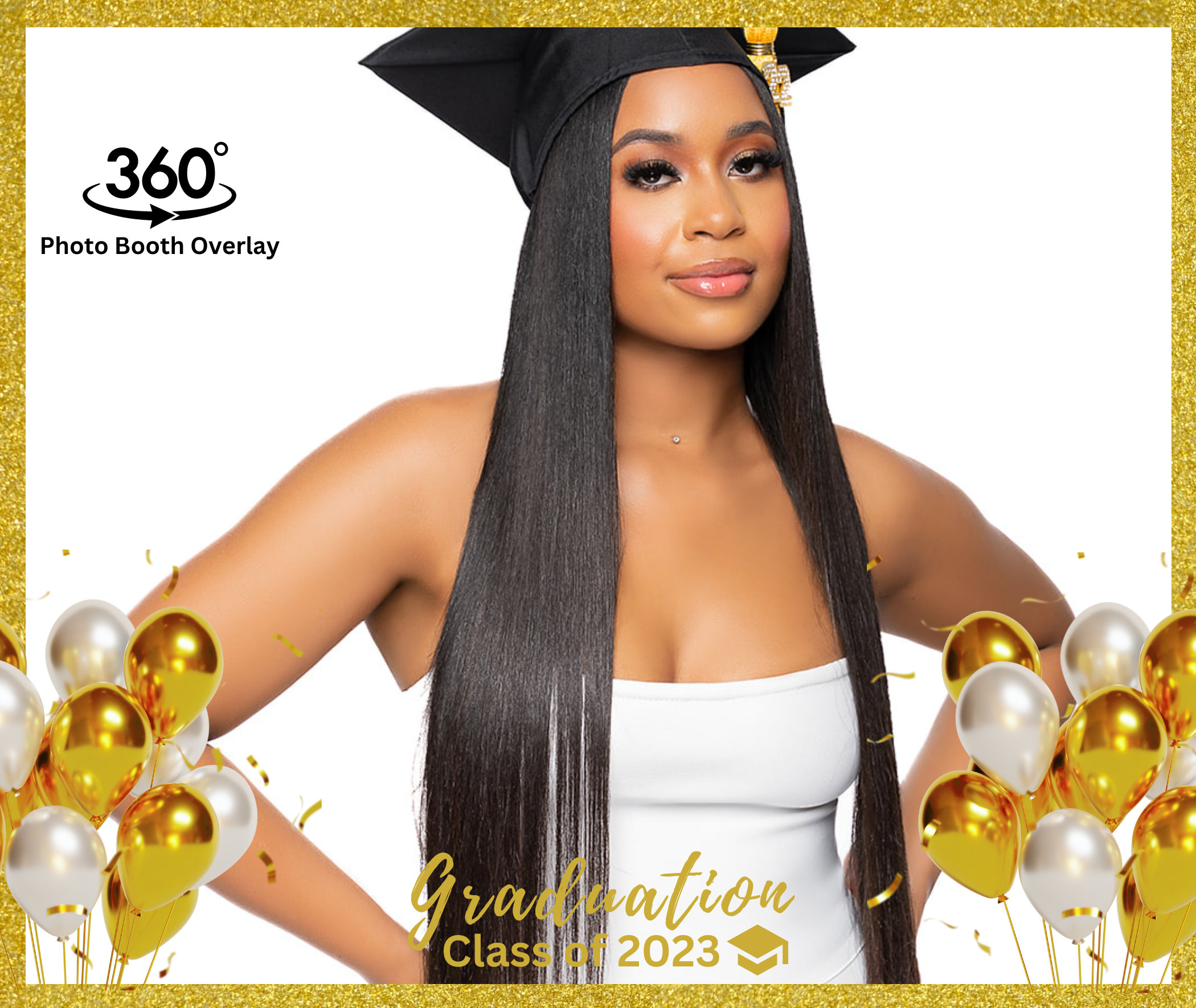 Graduation 360 Overlay, 360 Photo Booth Overlay, 360 Booth Overlay, 360 ...
