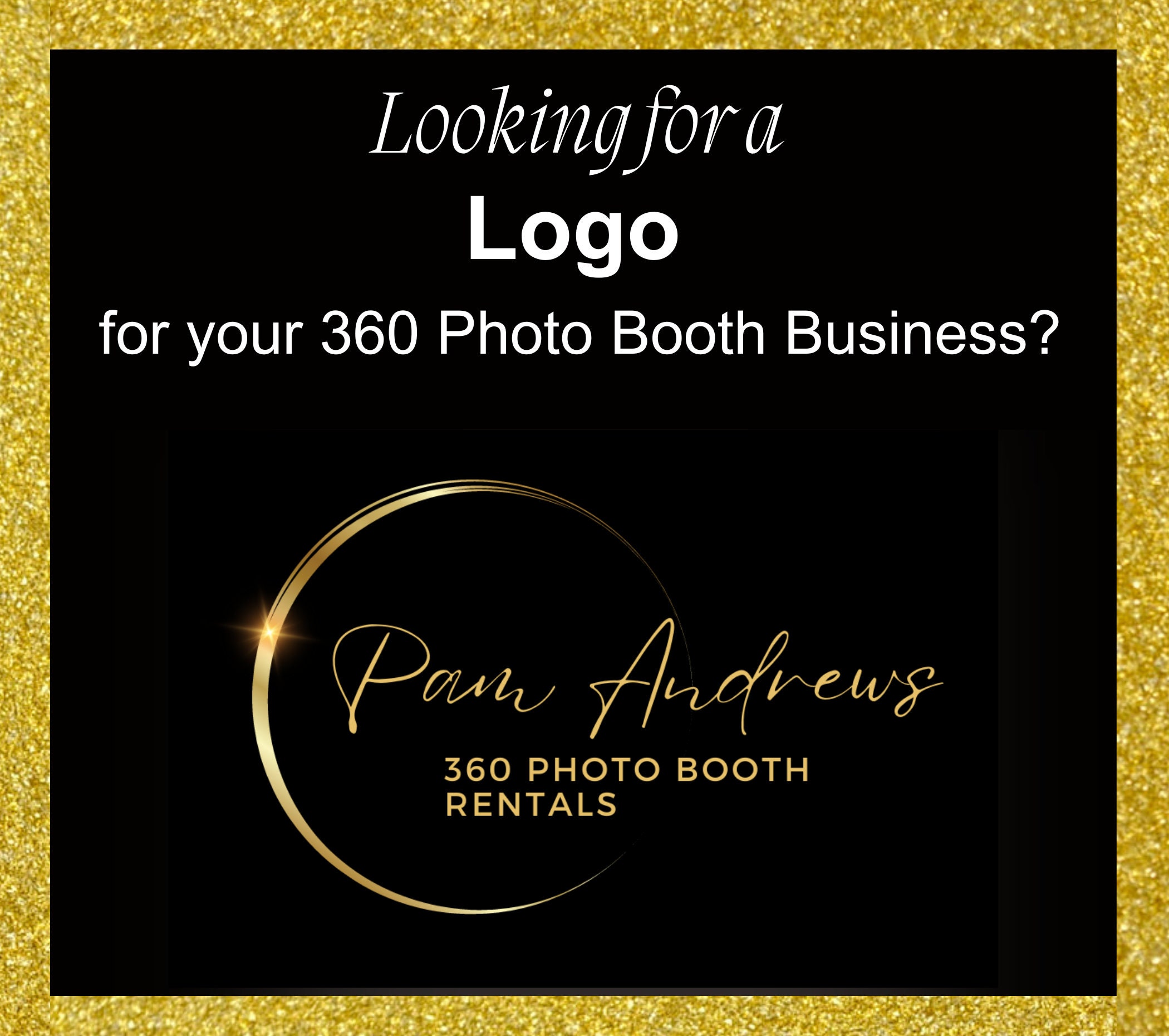 360 Photo Booth Logo, 360 Photobooth Logo, 360 Booth Rental Logo, 360 ...