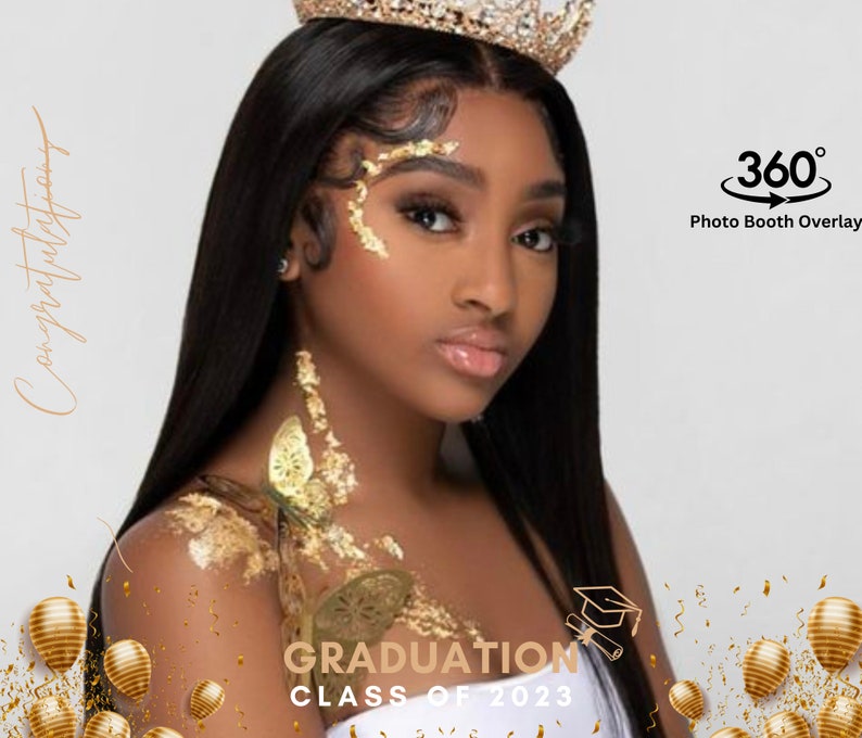 Graduation 360 Overlay, 360 Photo Booth Overlay, 360 Booth Overlay, 360 ...
