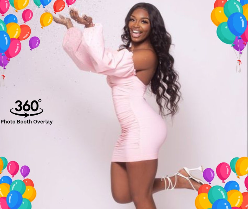 Kids Birthday Birthday 360 Video Booth Overlay Touchpix Overlay Bday Photo Booth Rotating Video ...