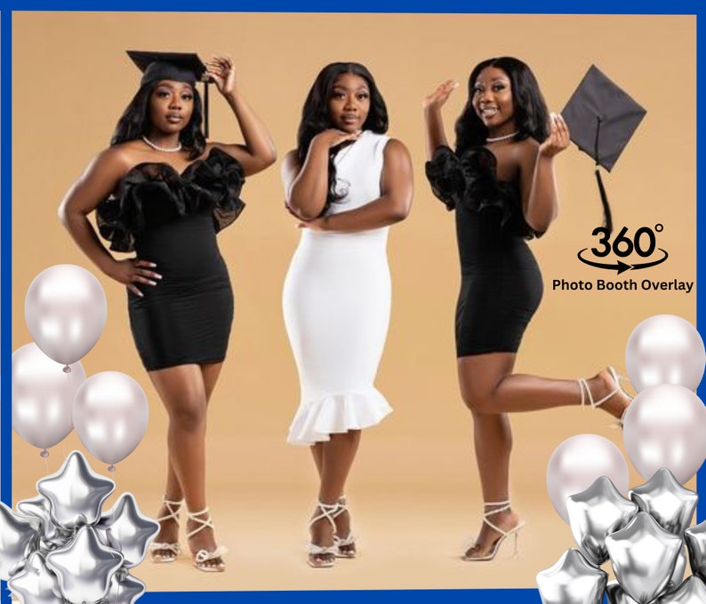 Graduation 360 Overlay, 360 Photo Booth Overlay, Birthday Overlay, 360 ...