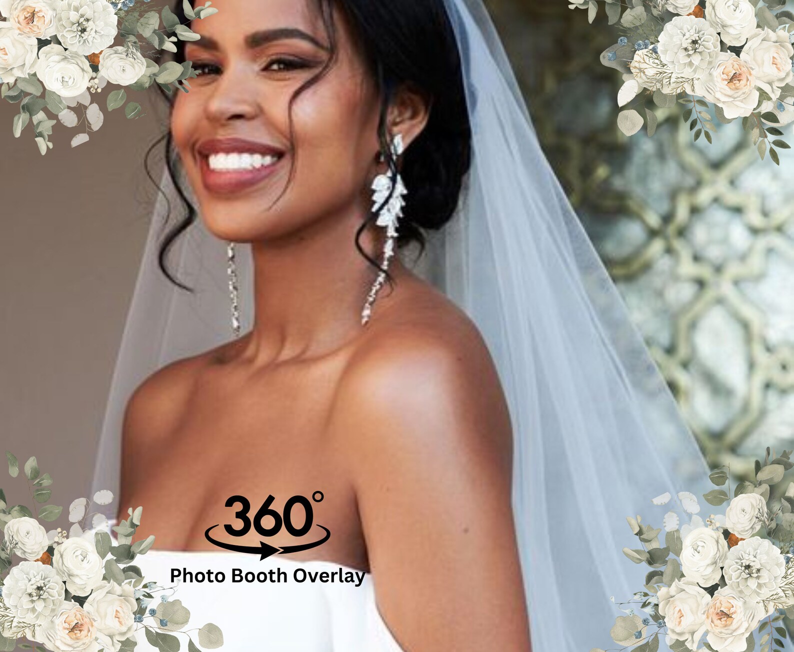 Wedding 360 Photobooth Overlay Videobooth Template Spin Photo Booth ...