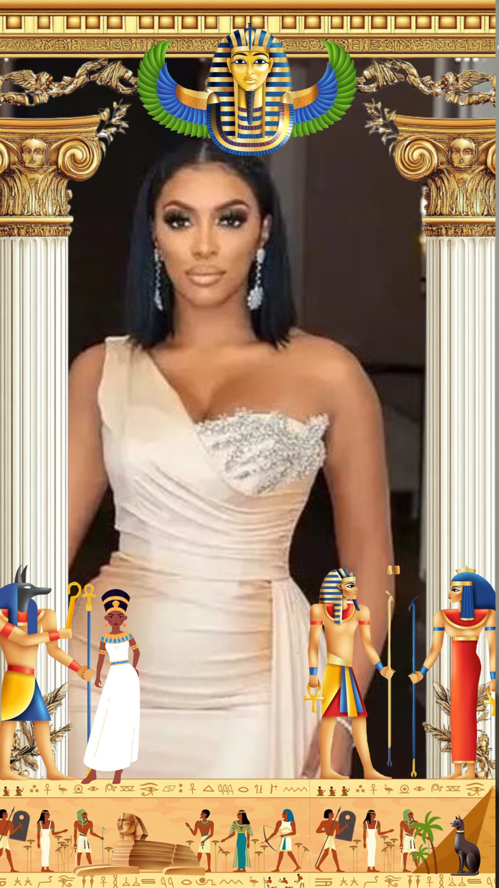 Egyptian Photo Booth Overlay: Pharaoh Theme, Cultural Events (digital ...