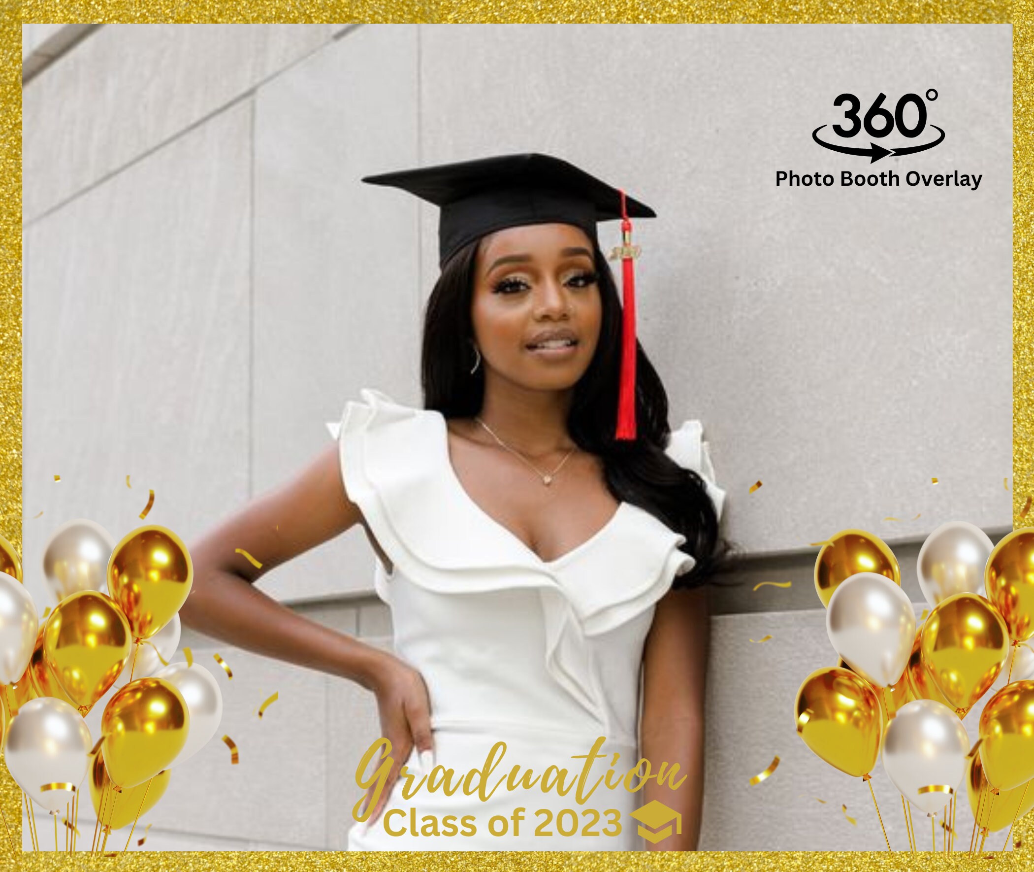 Graduation 360 Overlay, 360 Photo Booth Overlay, 360 Booth Overlay, 360 ...
