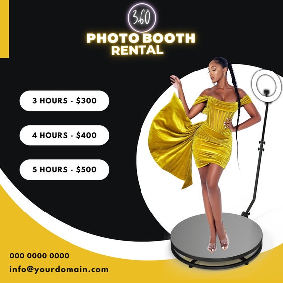 360 Photo Booth Flyer Template 360 Photobooth Flyer 360, 41% OFF