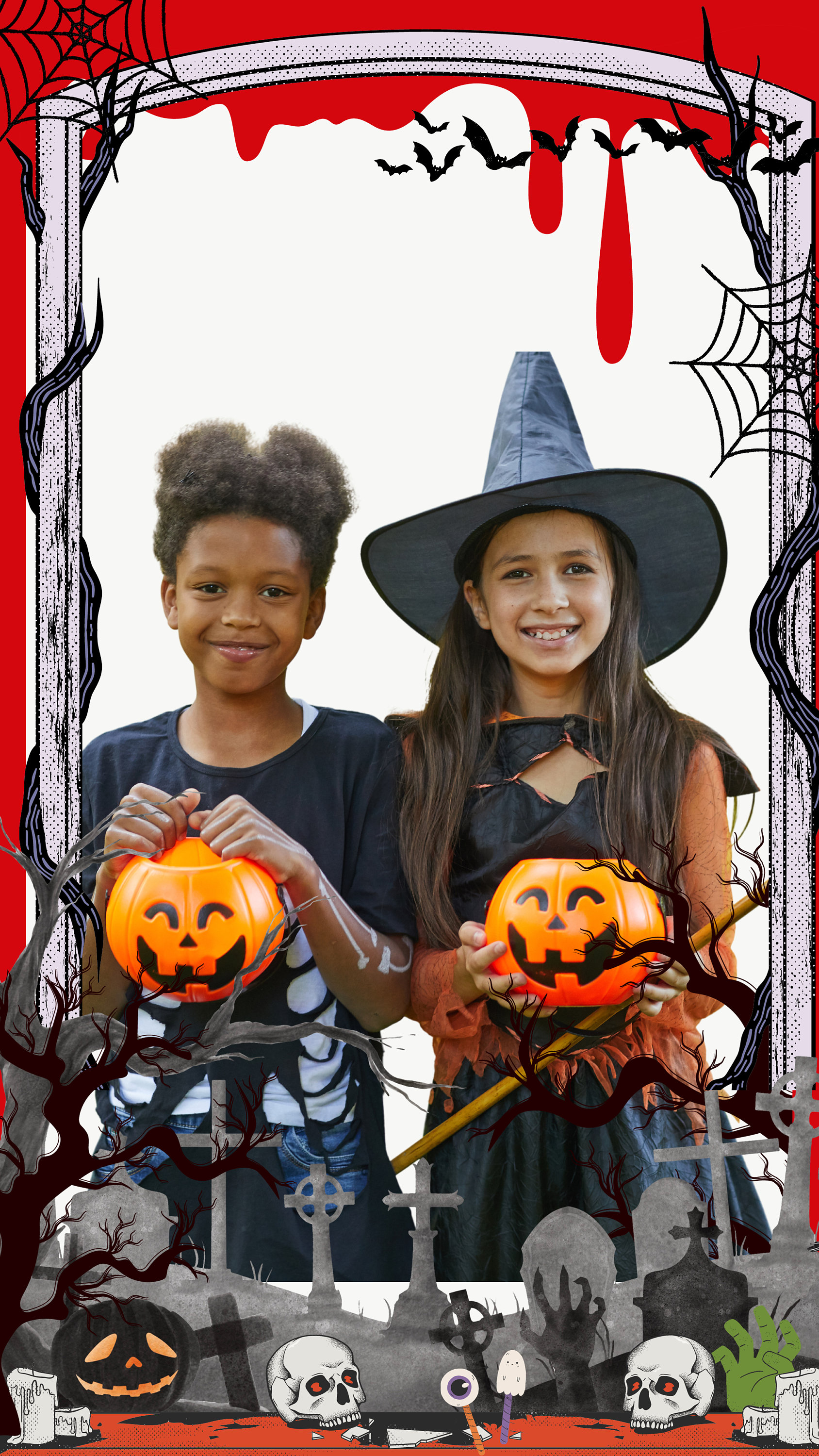 Scary Halloween 360 Photo Booth Overlay, Spooky 360 Overlay, 360 ...