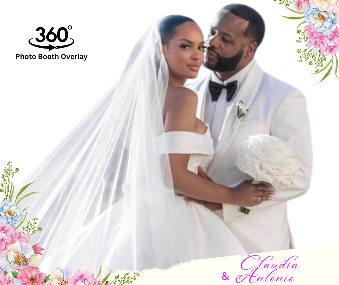 Wedding 360 Photobooth Overlay Videobooth Template Spin Photo Booth ...