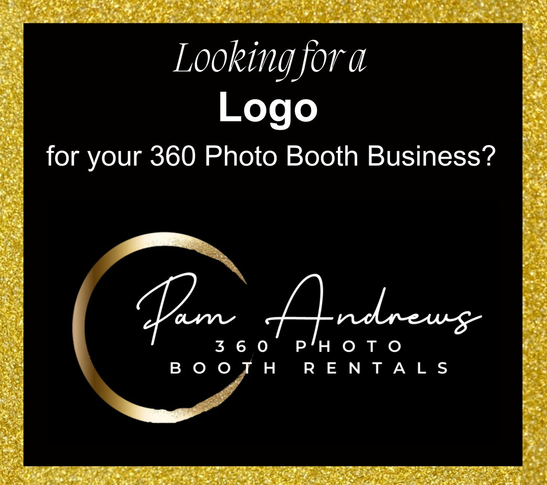 360 Photo Booth Logo, 360 Photobooth Logo, 360 Booth Rental Logo, 360 ...