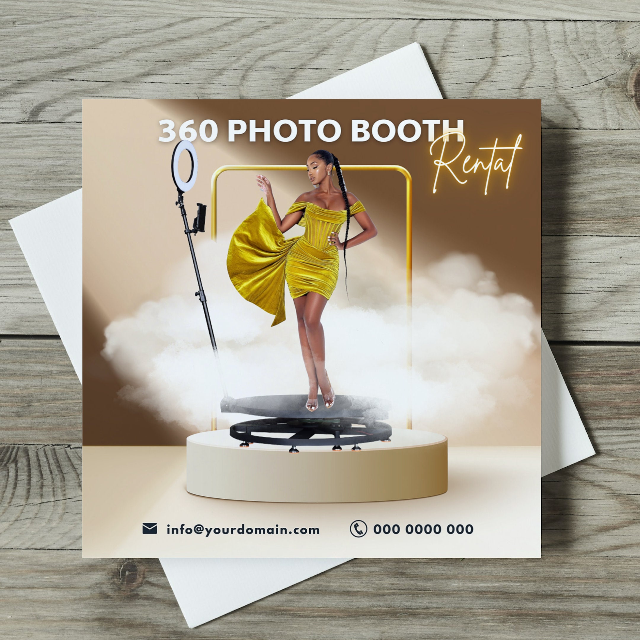 360 Photo Booth Flyer, 360 Booth Rental, 360 Video Booth, 360 ...