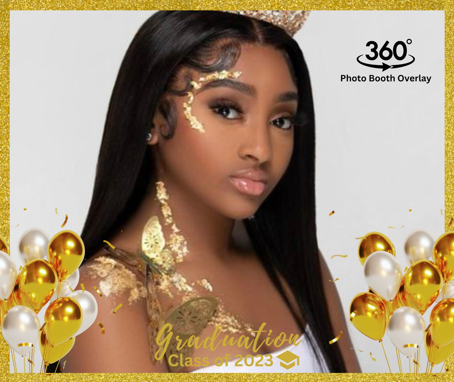Graduation 360 Overlay, 360 Photo Booth Overlay, 360 Booth Overlay, 360 ...