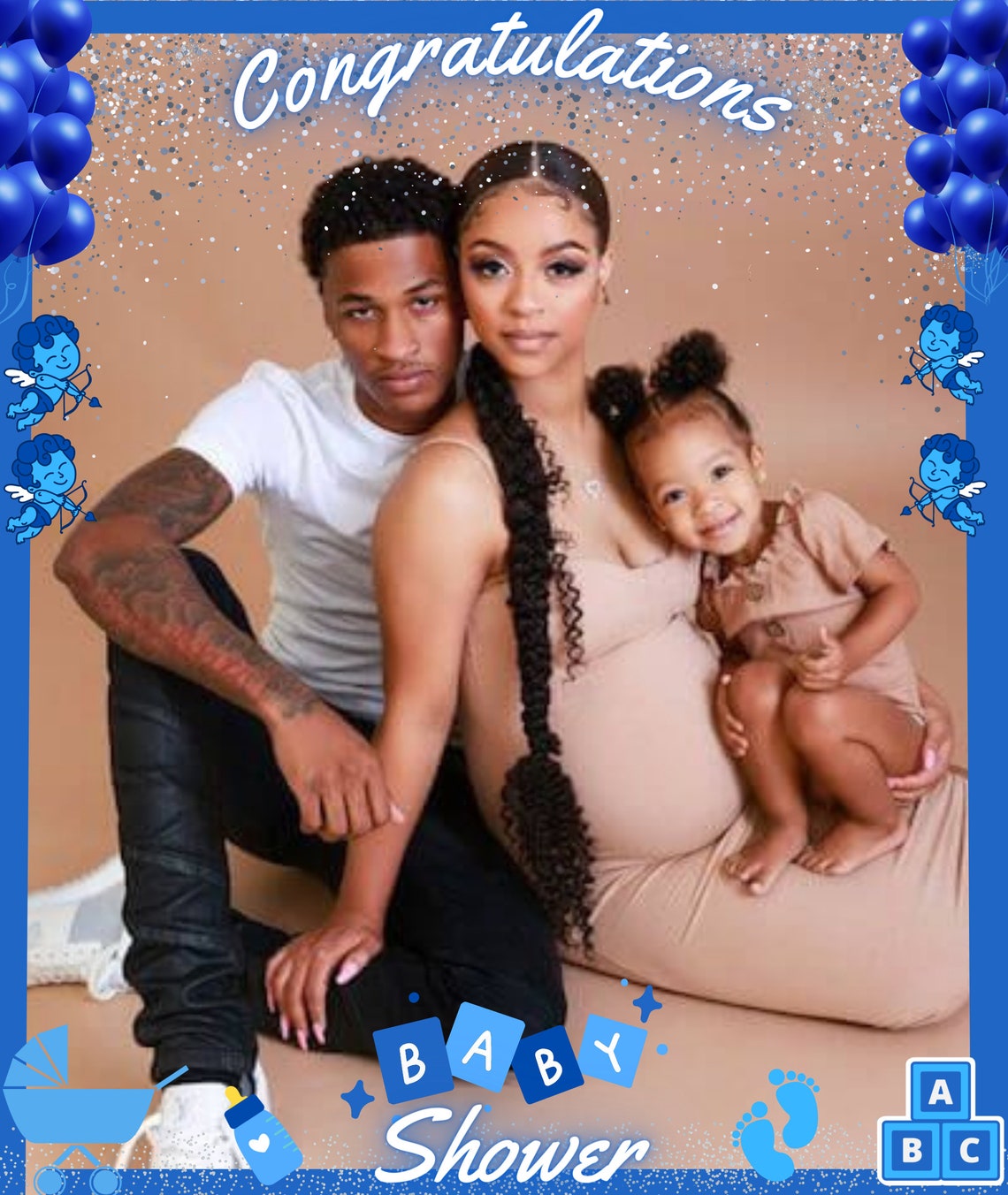 Boy Baby Shower 360 Photo Booth Overlay (digital Download) - Etsy