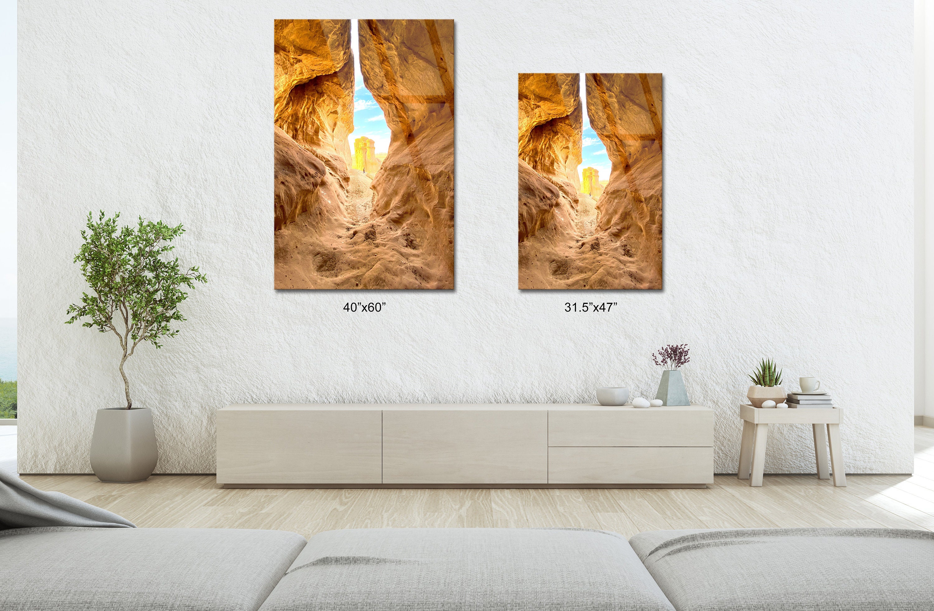 Canyon Glass Wall Art, Al-ula, Madinah Province in Saudi Arabia ...