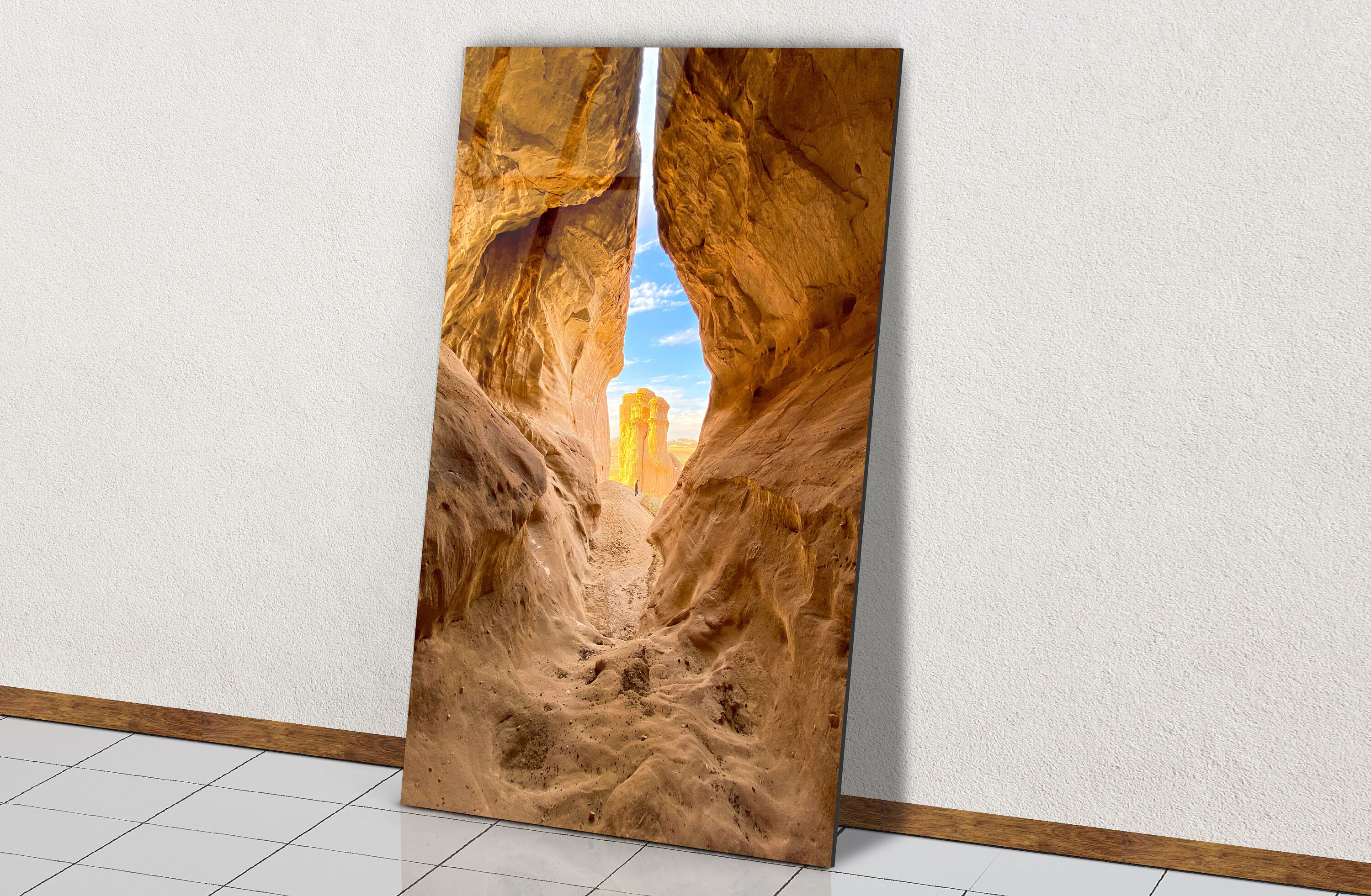 Canyon Glass Wall Art, Al-ula, Madinah Province in Saudi Arabia ...